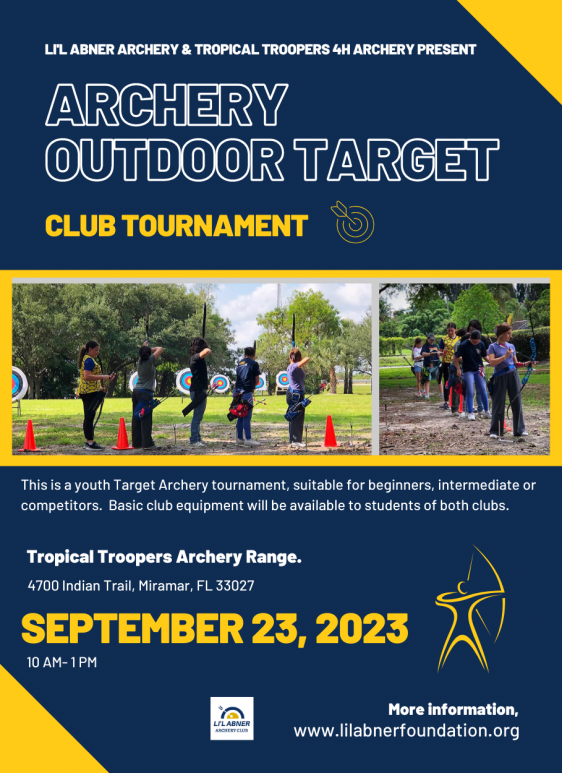Archery Outdoor Target Club Tournament – Li'l Abner Foundation